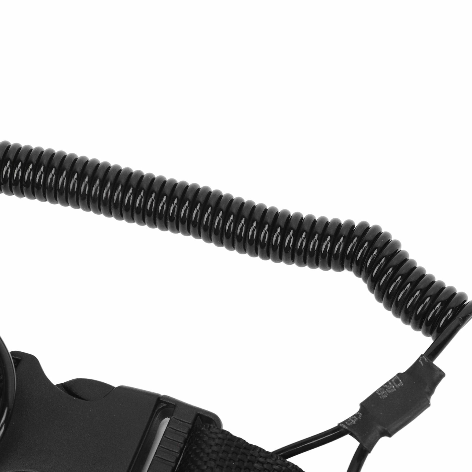 Ремешок для дайвинга, нейлоновая пружина, спиральная камера, подводное снаряжение, анти-потерянный ремешок с быстроразъемной пряжкой для скалолазания