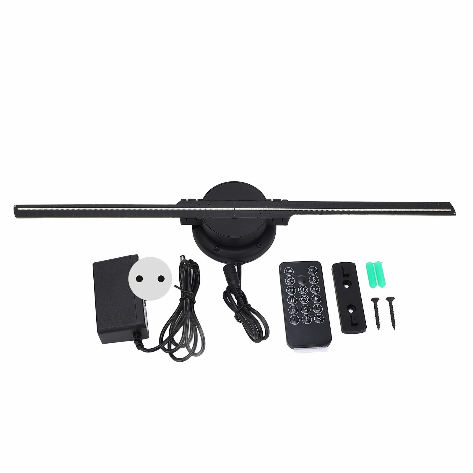 3D голографический вентилятор 256LED 400x400mm, Wi-Fi, пульт