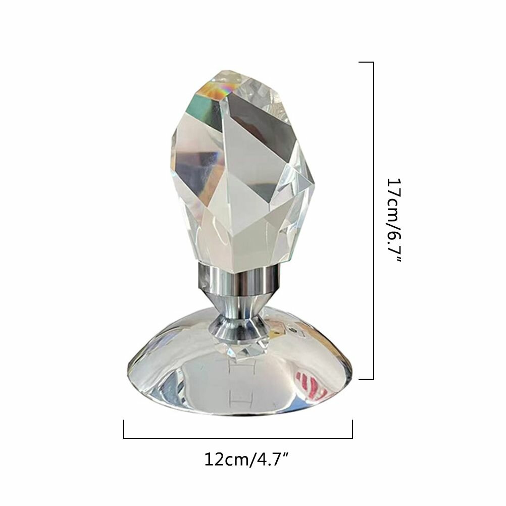 Хрустальная настольная лампа с светодиодной подсветкой и пультом дистанционного управления для декора спальни гостиной вечеринки дома