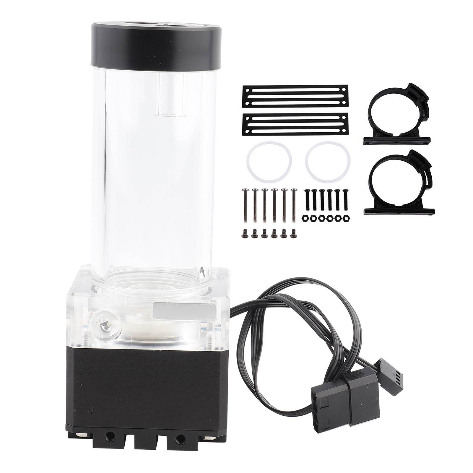 800 л/ч компьютерный насос 4 метра насос насос головка быстрое тепло рассеяние компьютерный водяной насос - 6,69 дюйма в черном