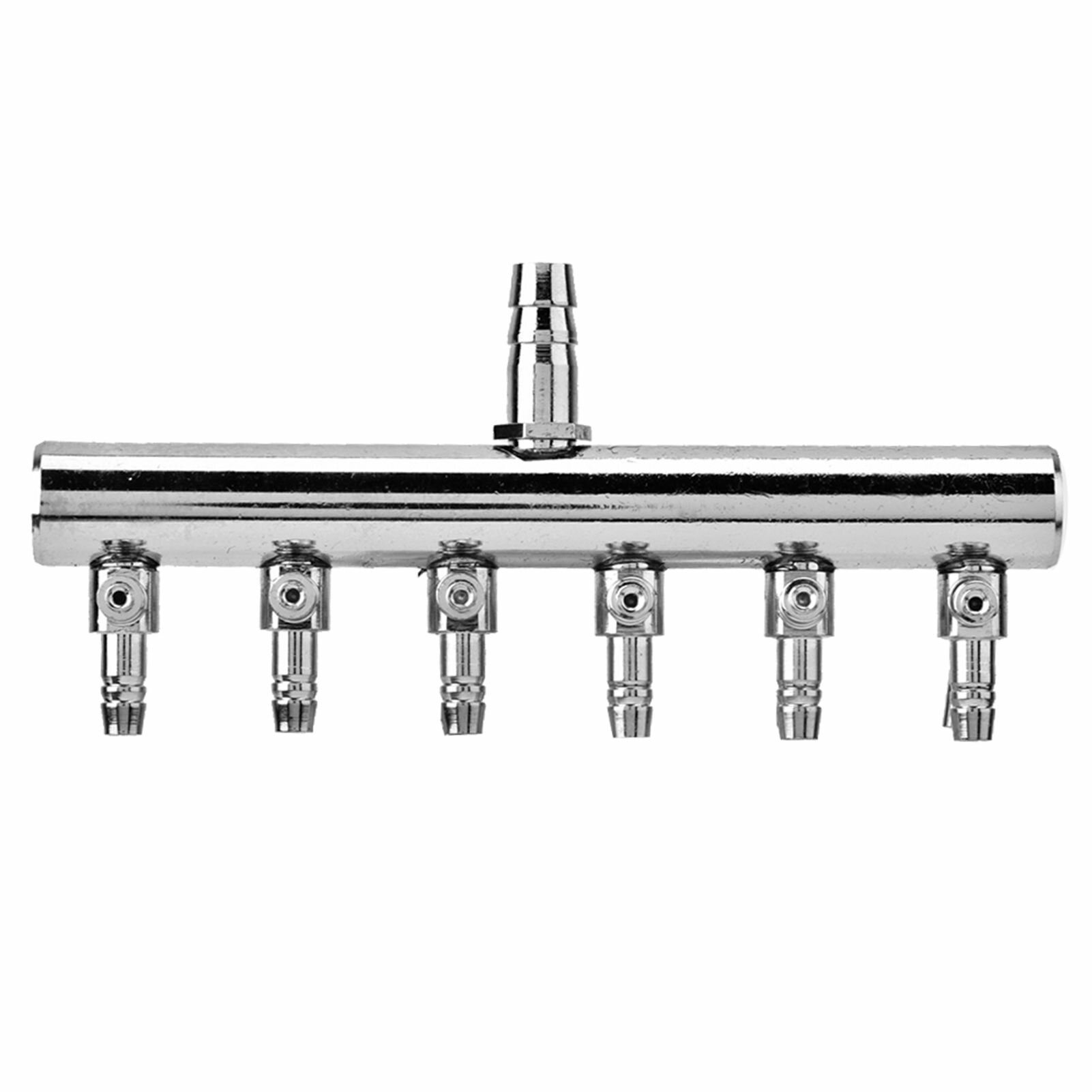 Распределитель воздуха из нержавейки с 6 выходами 4мм