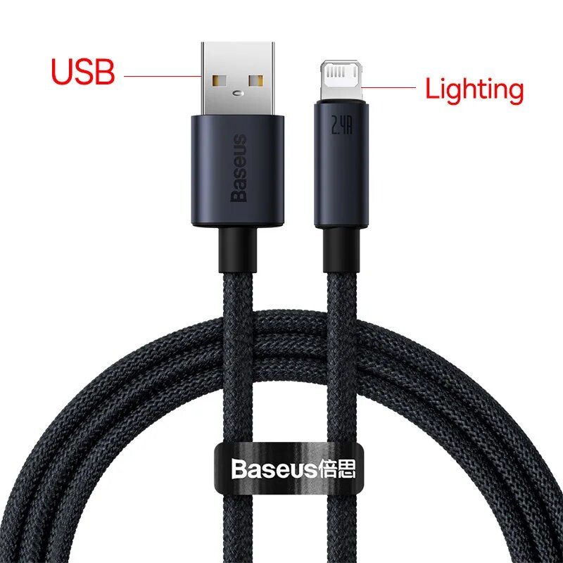 Baseus Lightning кабель USB 2.4A