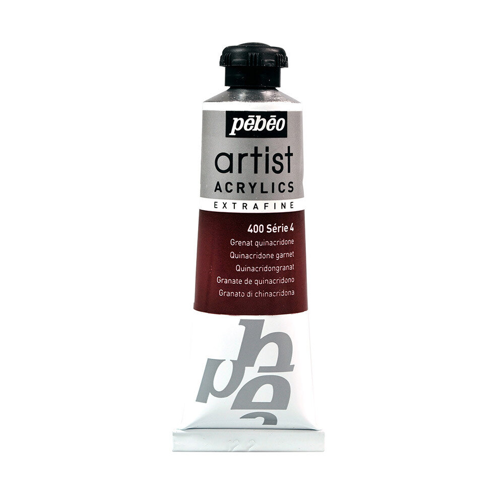Краска акриловая Pebeo Artist Acrylics extra fine, №4, 37 мл, гранатовый хинакридон