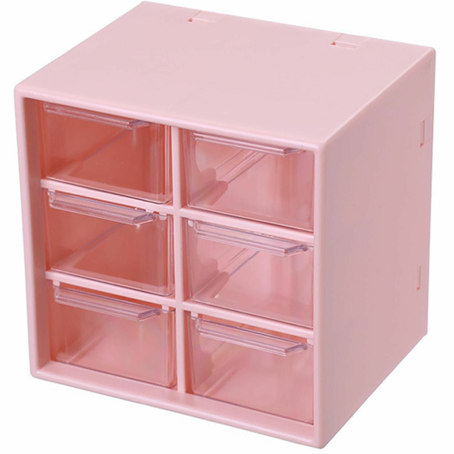 Подставка настольная deVENTE для канцелярских принадлежностей, розовый со стикирами (4102206)