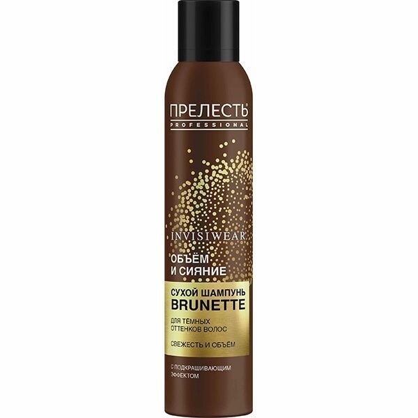Шампунь Прелесть "Professional Invisiwear", сухой, для брюнеток, 200 см3