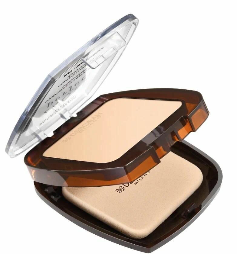 Тональная пудра-основа DEBORAH для лица, 24 Ore Perfect Compact Foundation, тон 06, Фарфор, 9 г