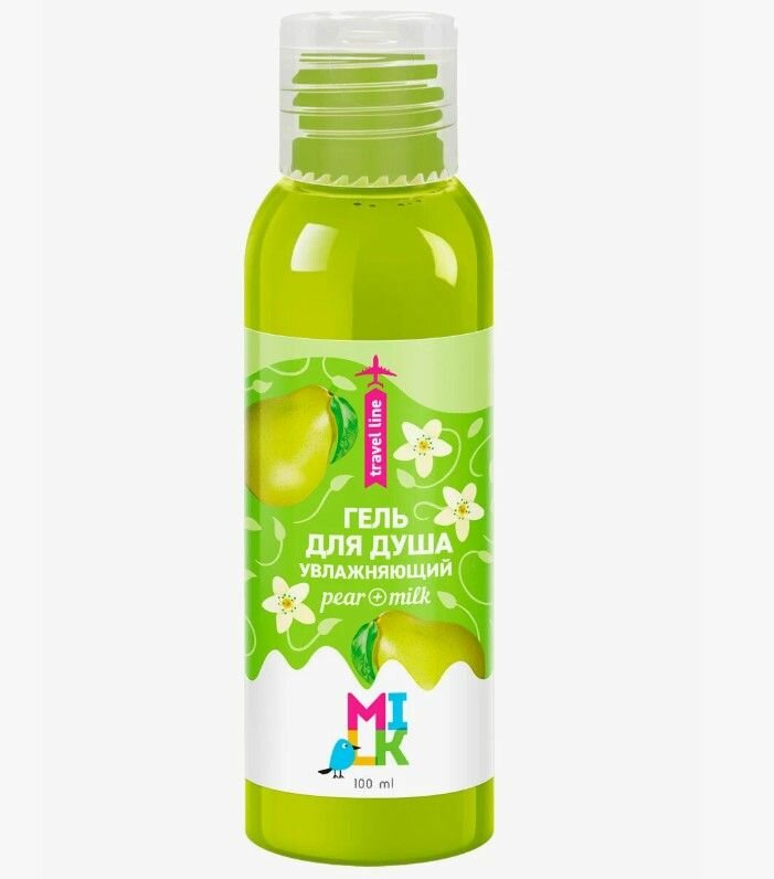 Гель для душа MILK "Travel Line", увлажняющий, 100 мл