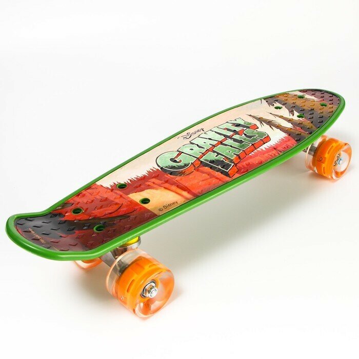 Пенниборд Disney "Gravity Falls", 56Х16 см, колеса ПУ 60х45 мм, ABEC 7 (7342389)