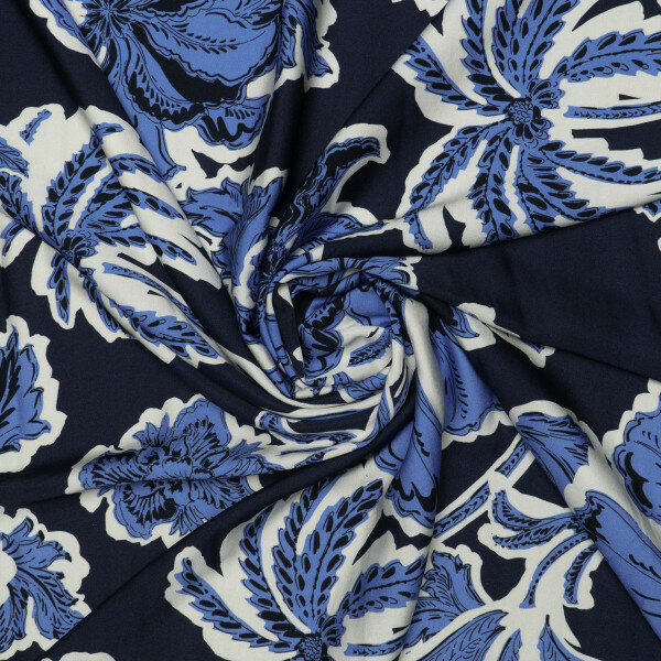 Вискоза 100%, сатин, цветочный принт