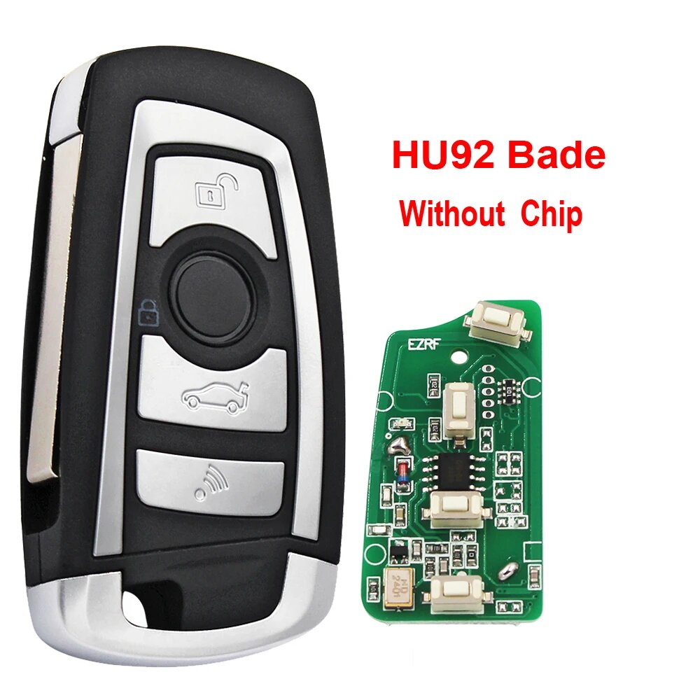 Автомобильный пульт дистанционного управления OHHUANUO для BMW E38 E39 E46 M5 X3 X5 Z3 Z4 EWS 315/433 МГц ID44 PCF7935 HU92 NO Chip, 315MHZ