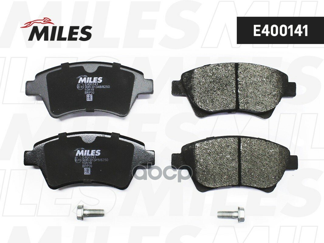 Колодки тормозные передние Miles арт. E400141
