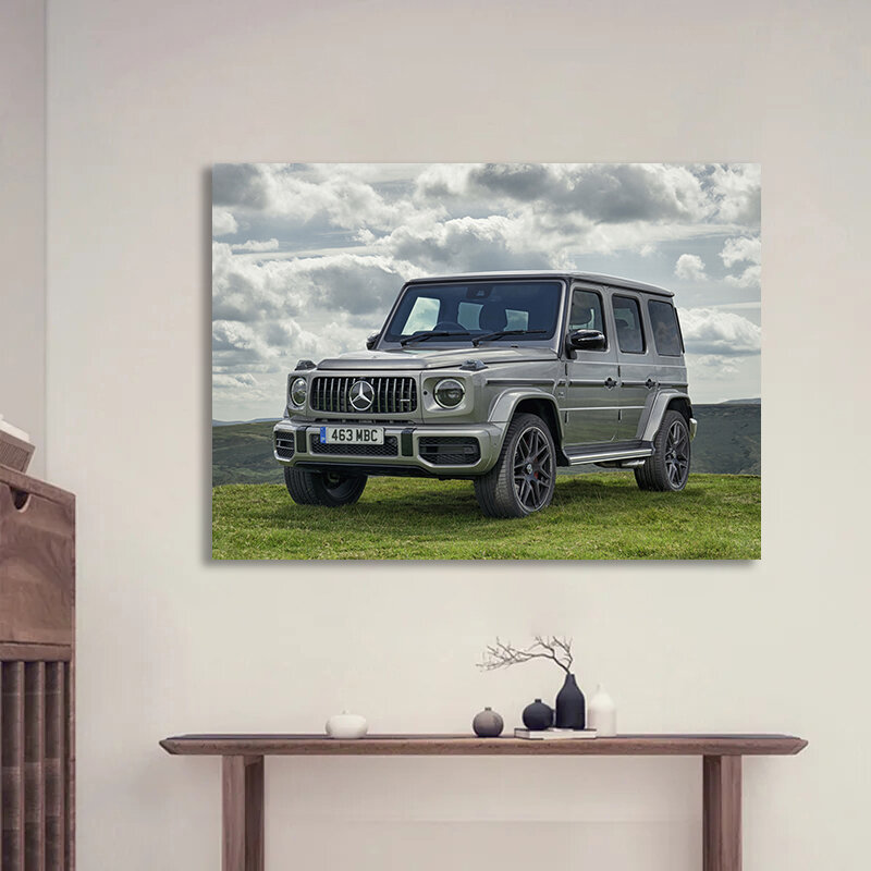 Картина мерседес / машина, картины для интерьера / мальчику, 40х60 см.