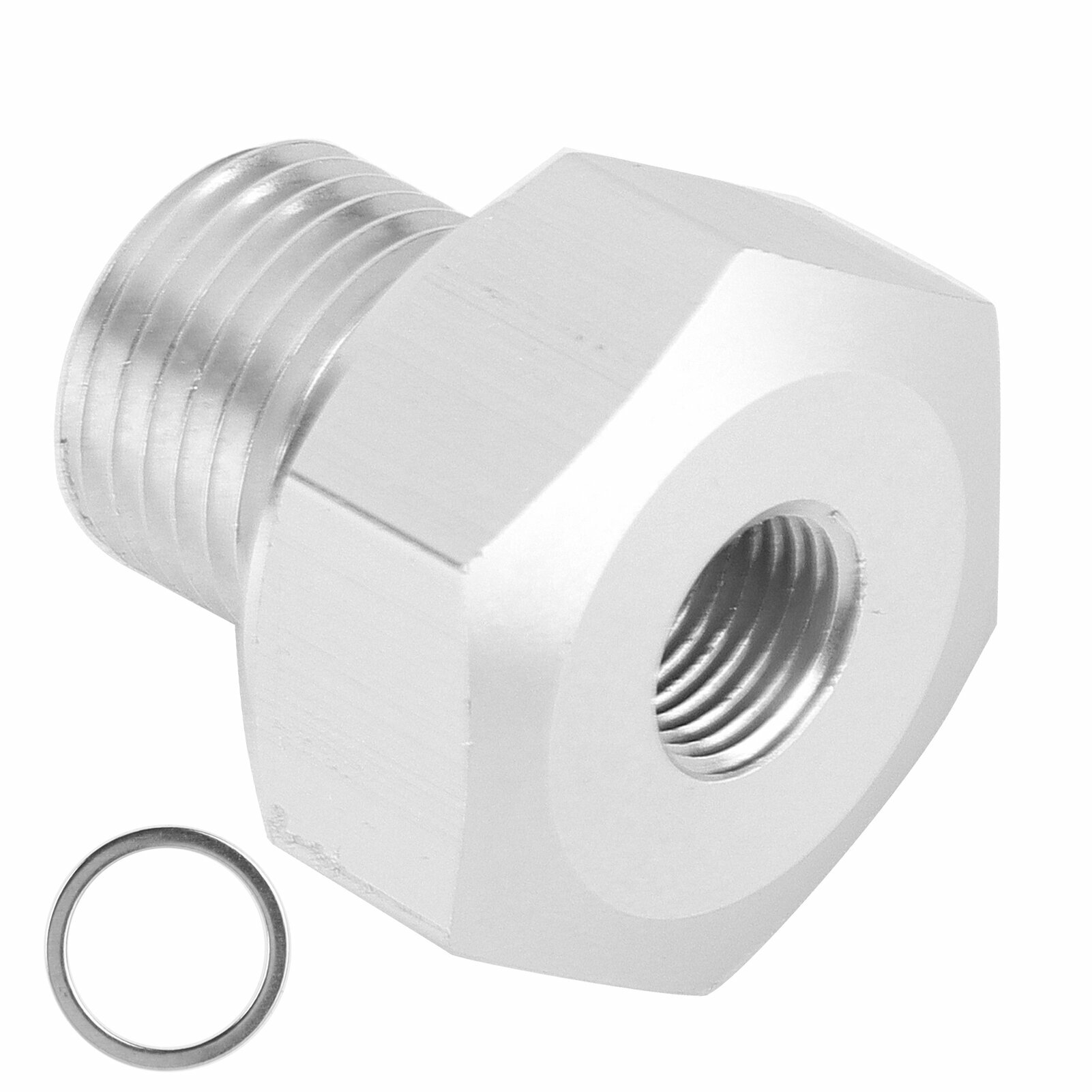 Адаптер датчика давления масла M16x1.5 (муж.) - 1/8 NPT (жен.), алюминий