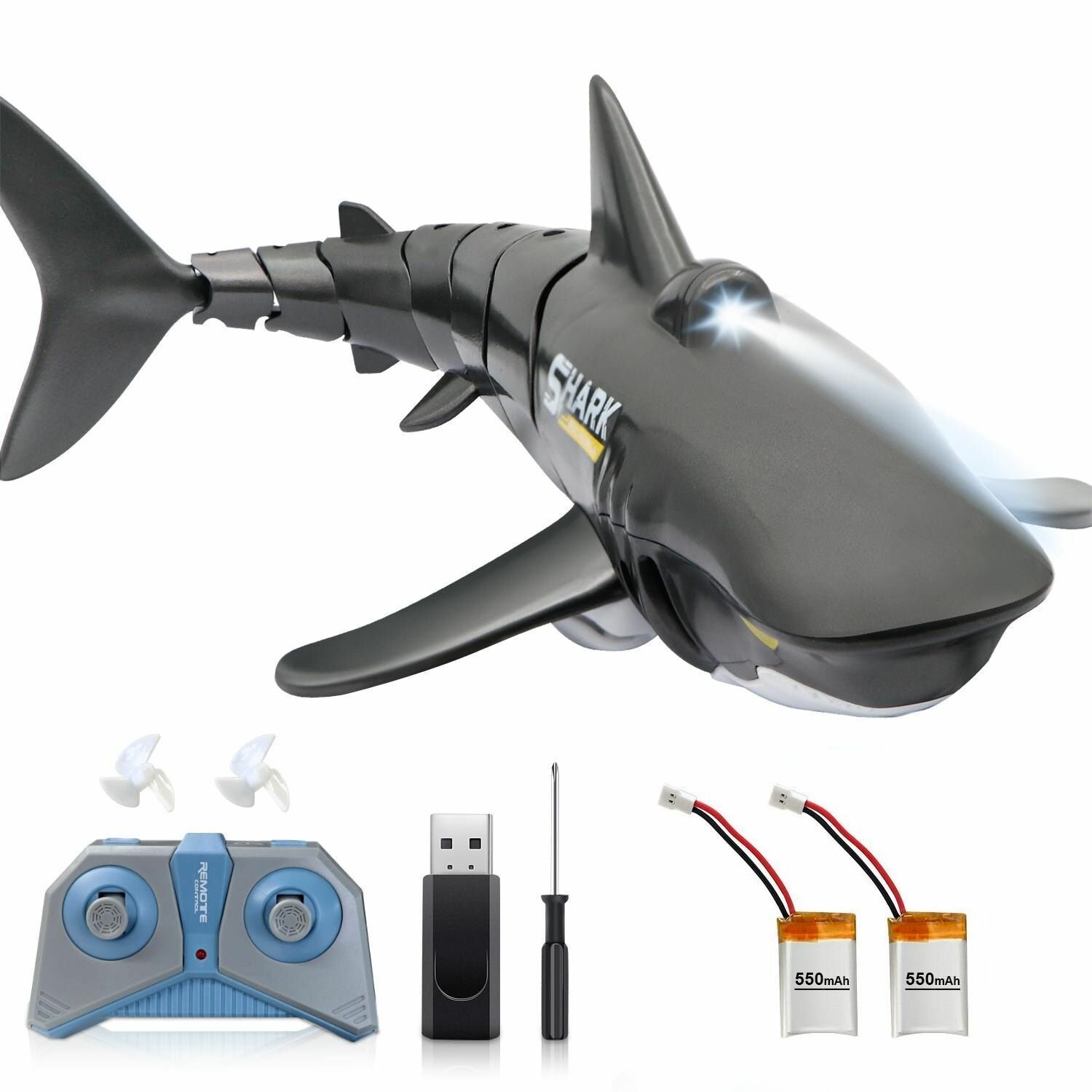 Имитация акулы JDS и дистанционное управление, радиус контроля 40 м