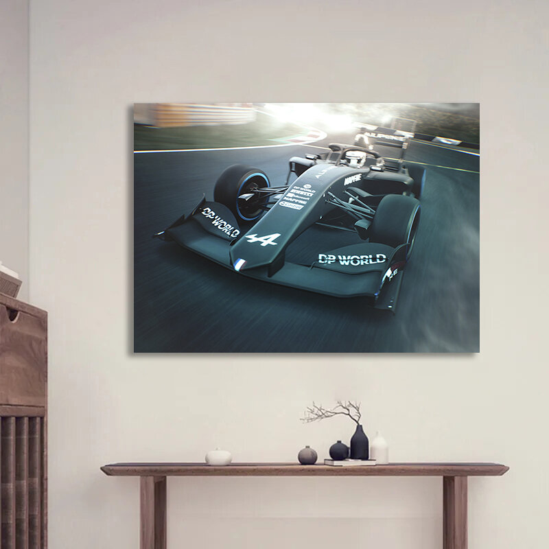 Автомобиль / картина FORMULA 1 / в интерьер мужчине, 60х80 см.