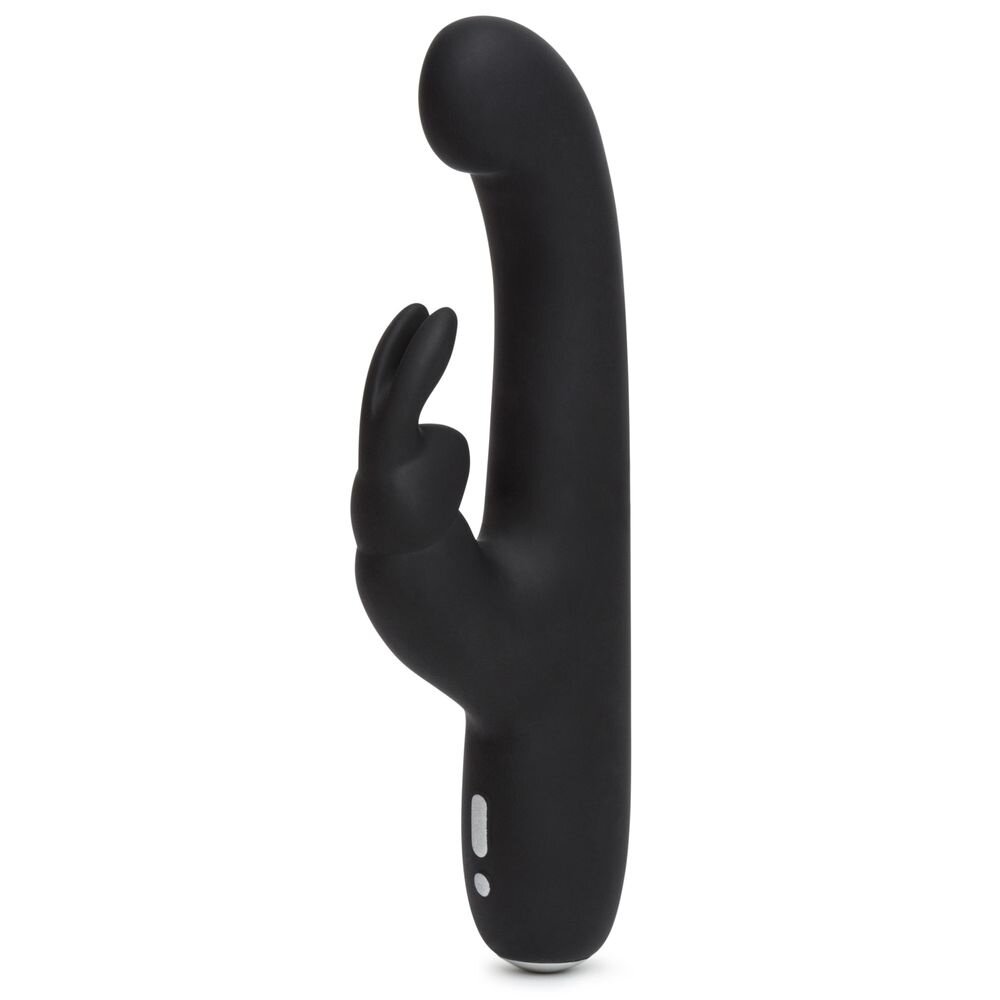 Вибратор Happy Rabbit Slimline G-Spot, черный (24.1, Ø 3.4 см)