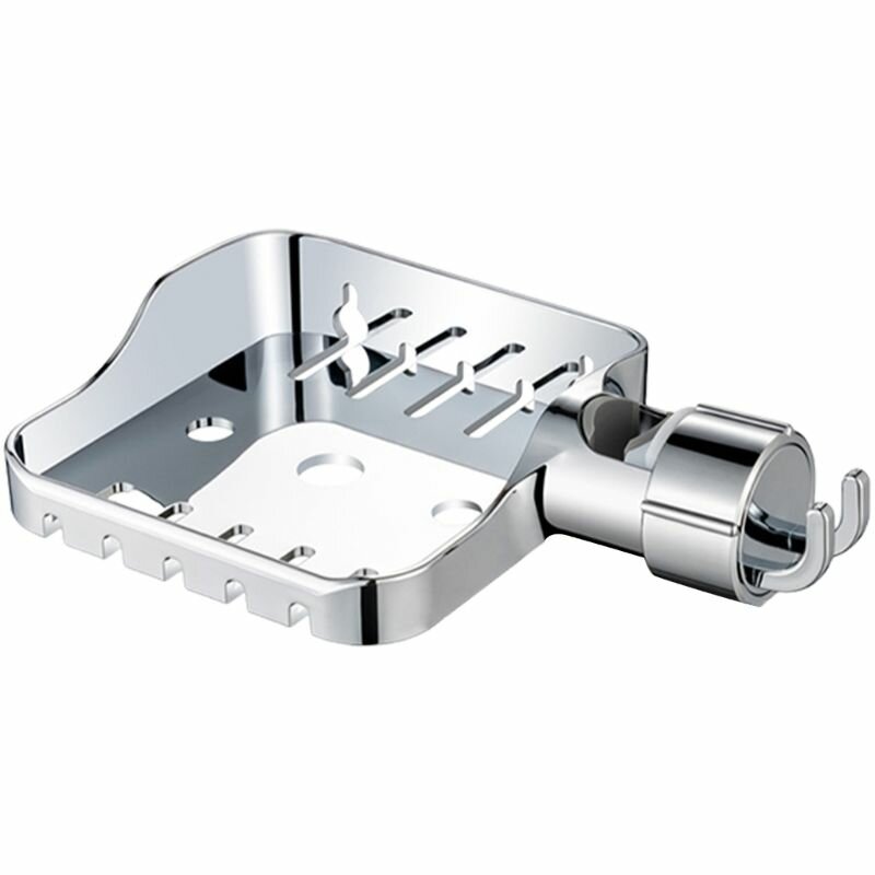 Регулируемый держатель для мыльницы, зажим на подносе для душевой штанги, ABS, ванная комната, кухня, организация экономии места