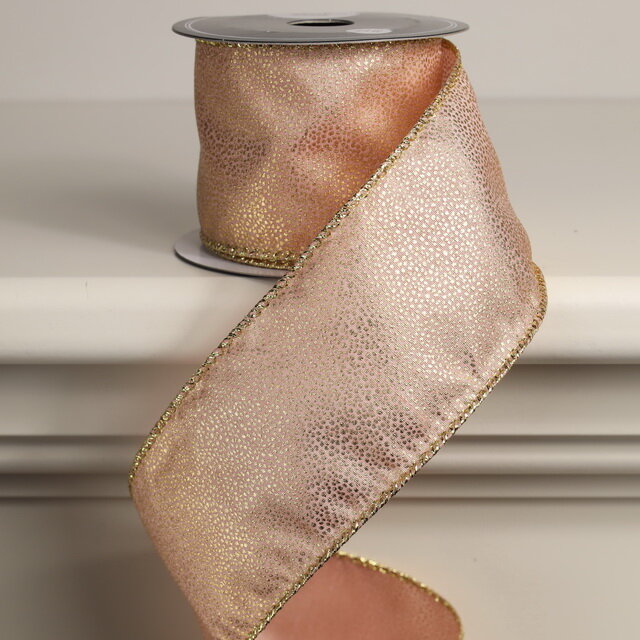 Декоративная лента Розовое Золото 270*6 см, Kaemingk, 445333-3