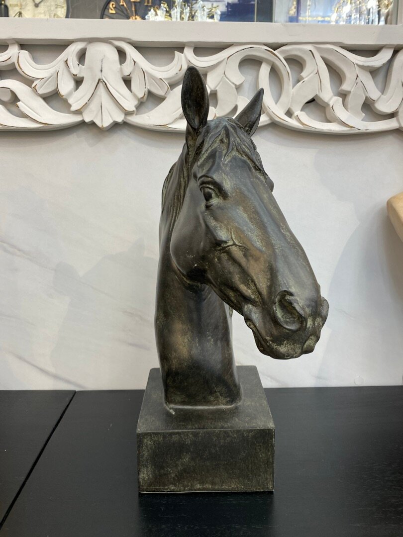 Статуэтка Голова лошади Casaentera CE04-76871 330х150х480