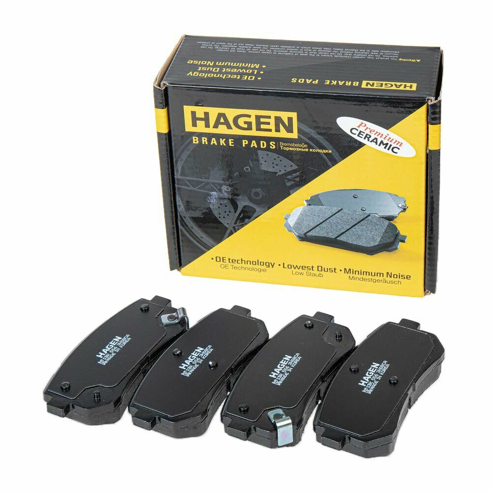 Колодки задние HAGEN PREMIUM KIA Rio06 KIA Ceed HYUNDAI i20 i30 ix35 SANGSIN BRAKE GP1187