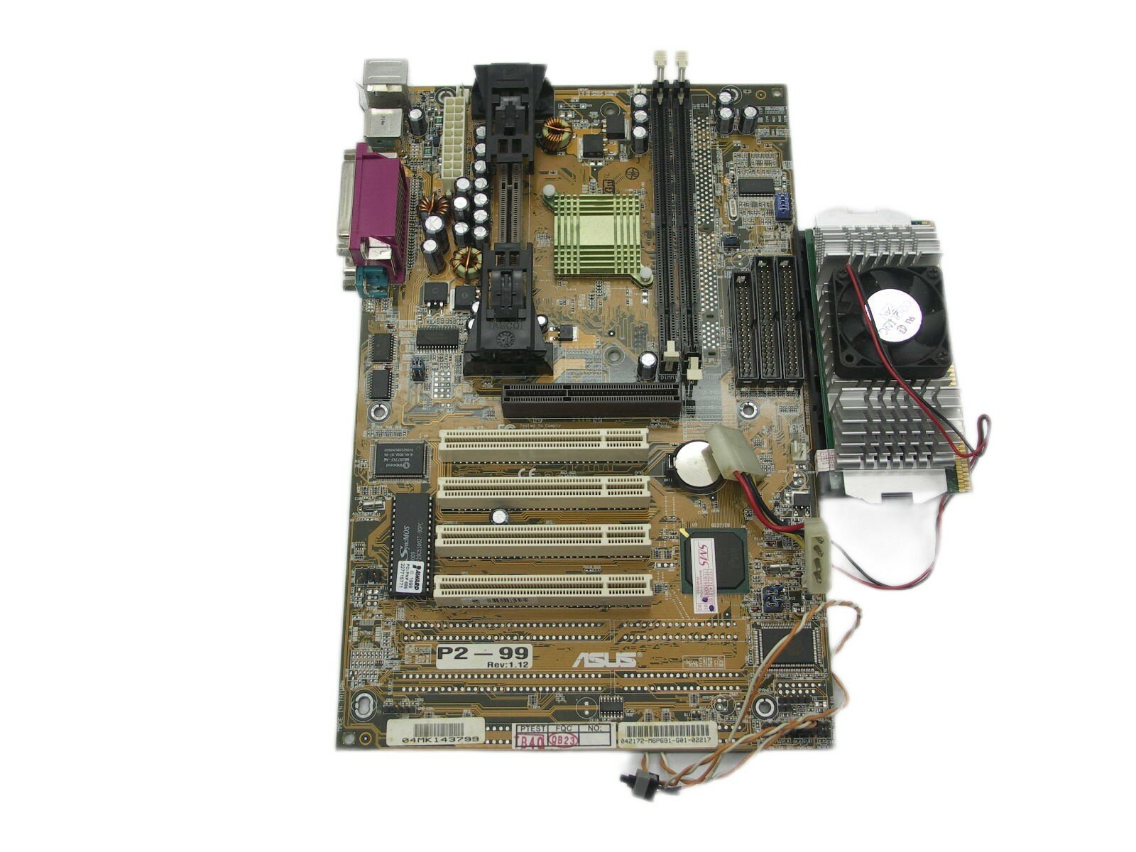 Комплект Slot-1 ASUS P2-99 +Процессор Intel Pentium III 533MHz