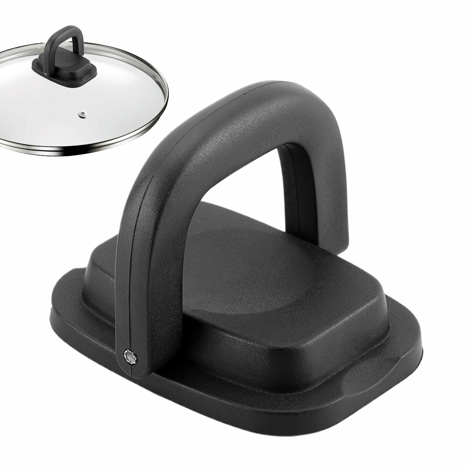 Универсальная складная ручка для крышки кастрюли и мультиварки, замена сломанной ручки, 4.8x4.8 см, прочная и удобная