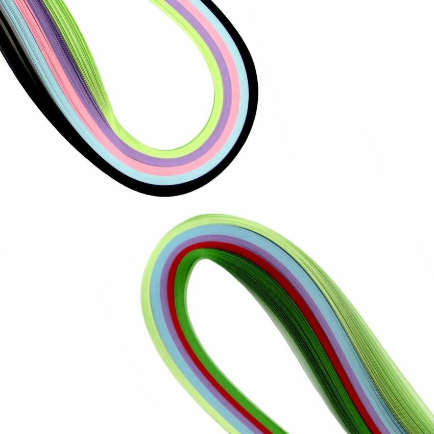 Бумага для квиллинга Рукоделие ассорти оттенков, 200 полос, длина 53 см, ширина 5 мм