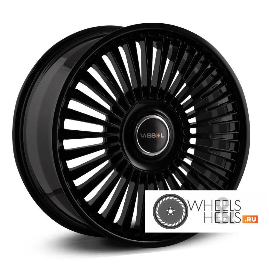 Vissol F-3149 21x9 5x120 et45.5 dia62.5 Черный глянцевый