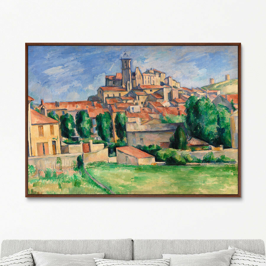 Картина на стену для интерьера. Гарданн, горизонтальный вид, 1885г. Размер: 75х105см. Печать на натуральном Холсте.