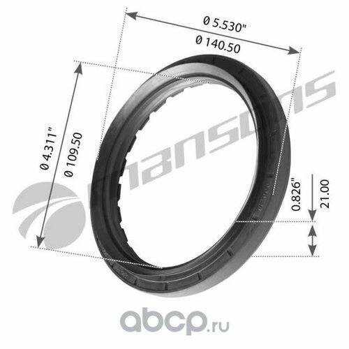 Сальник передней ступицы Mansons 900028