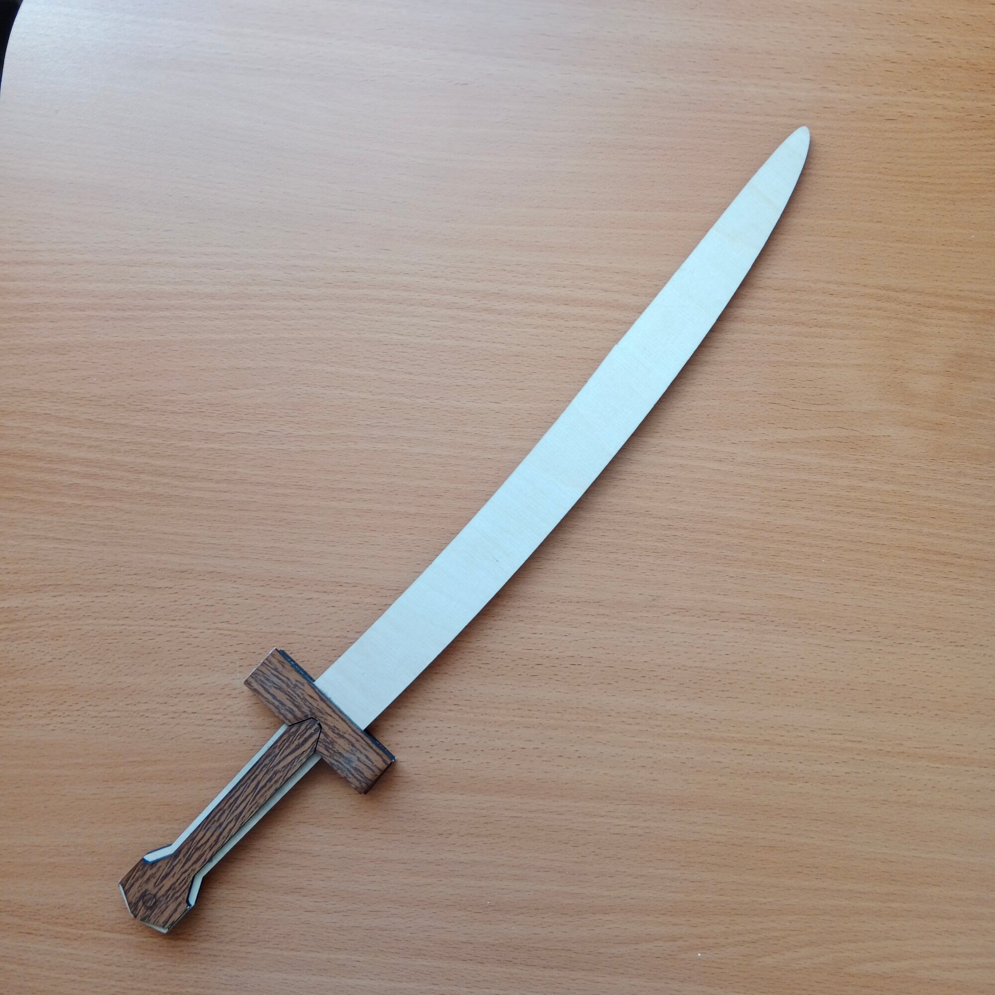 Сабля деревянная детская 48см.