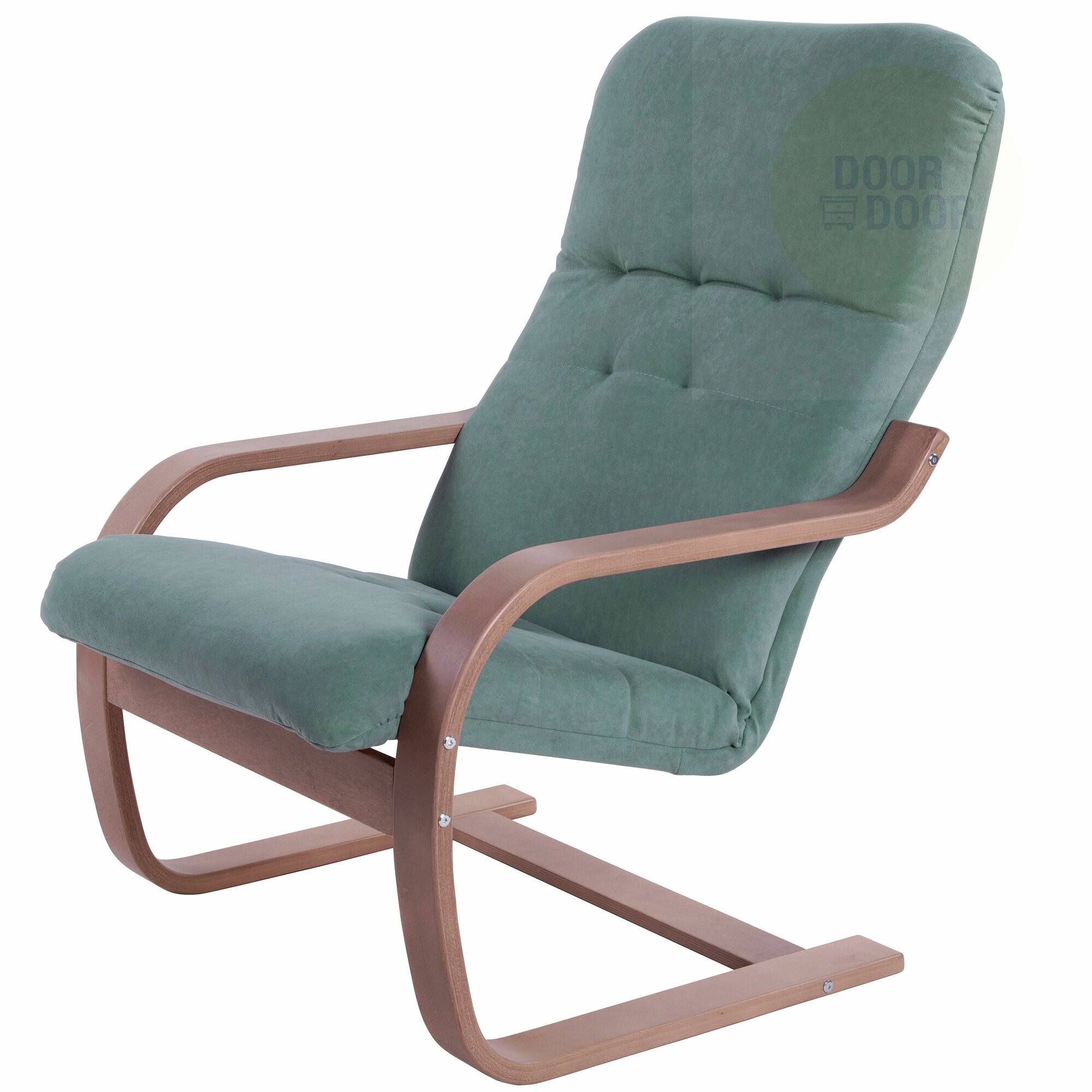 Кресло для отдыха Денди, 81х66х62 см, ультра шоколад, шпон, Ткань, дуб шампань шпон