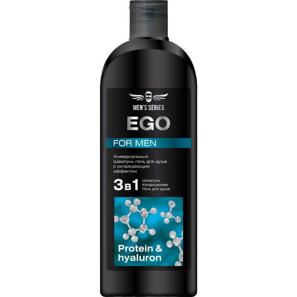 Шампунь для волос Весна, Tolk EGO, для любого типа волос, for men, формула протеина, 430 мл