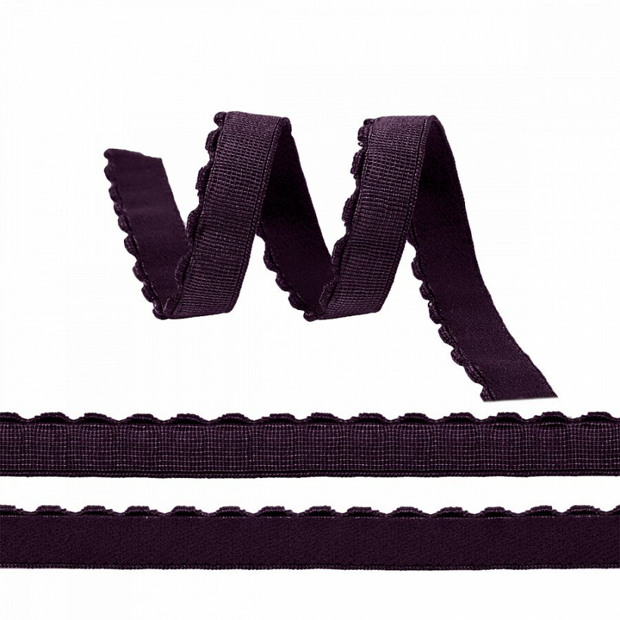 Резинка TBY бельевая Отделочная становая 12мм ЕТ1 фиолетовый S254 уп.50 м