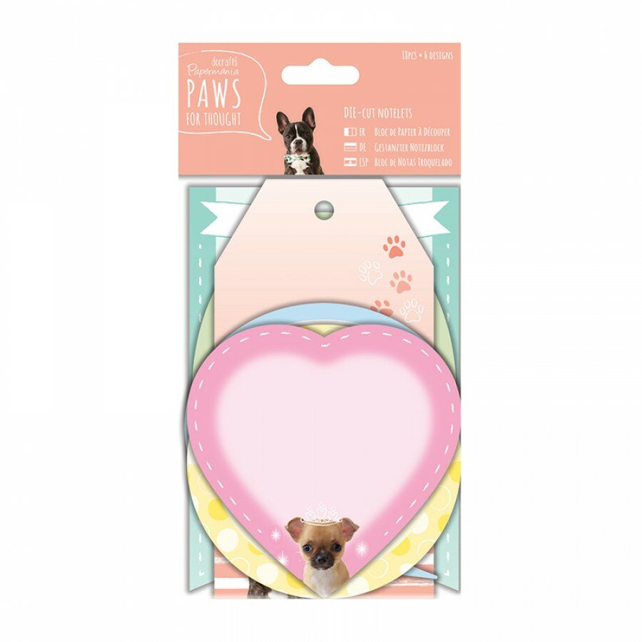 Набор готовых высеченных элементов Paws for Thought, 18 шт DOCRAFTS PMA157271