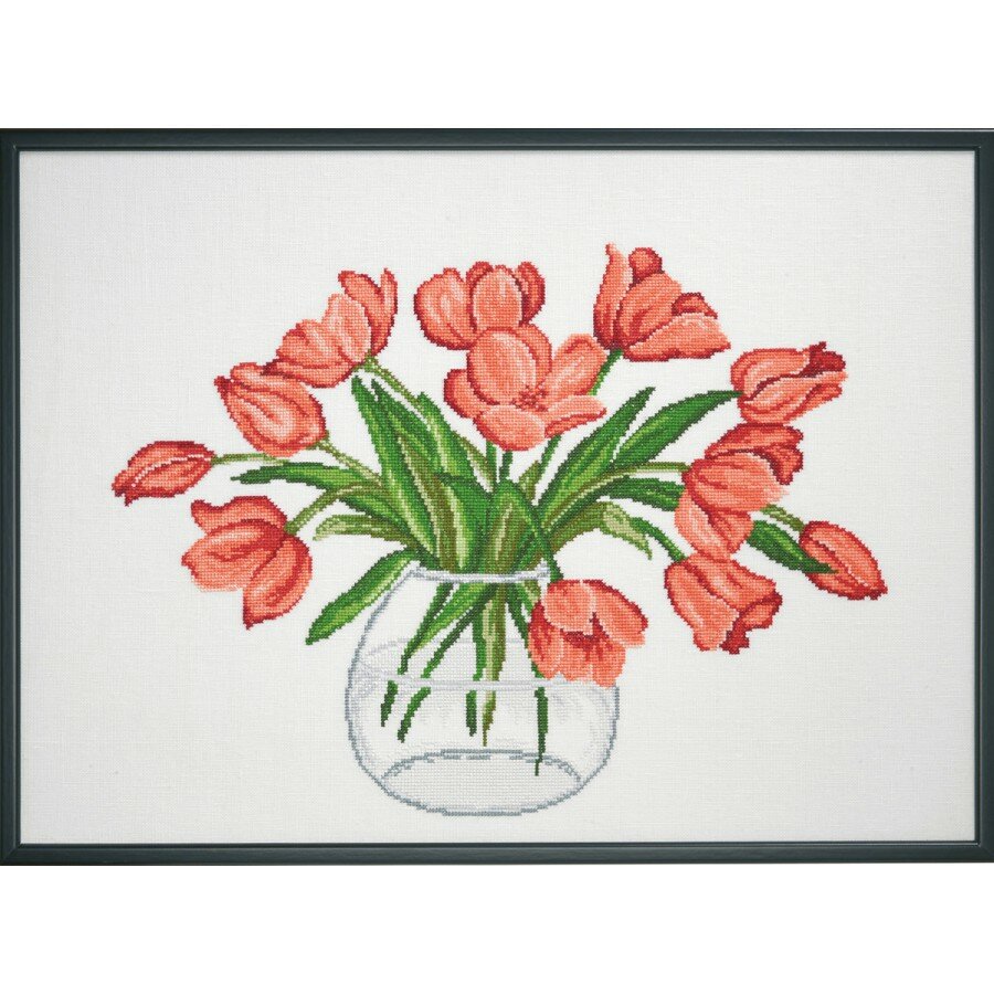 Набор для вышивания Тюльпаны 58 х 42 см PERMIN 70-1130