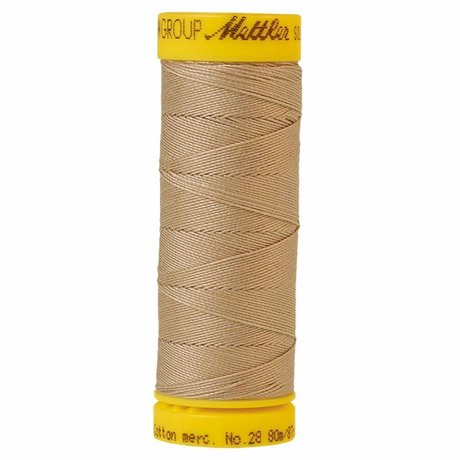 Нить хлопок отделочная SILK-FINISH COTTON 28, 80 м 0538 Straw