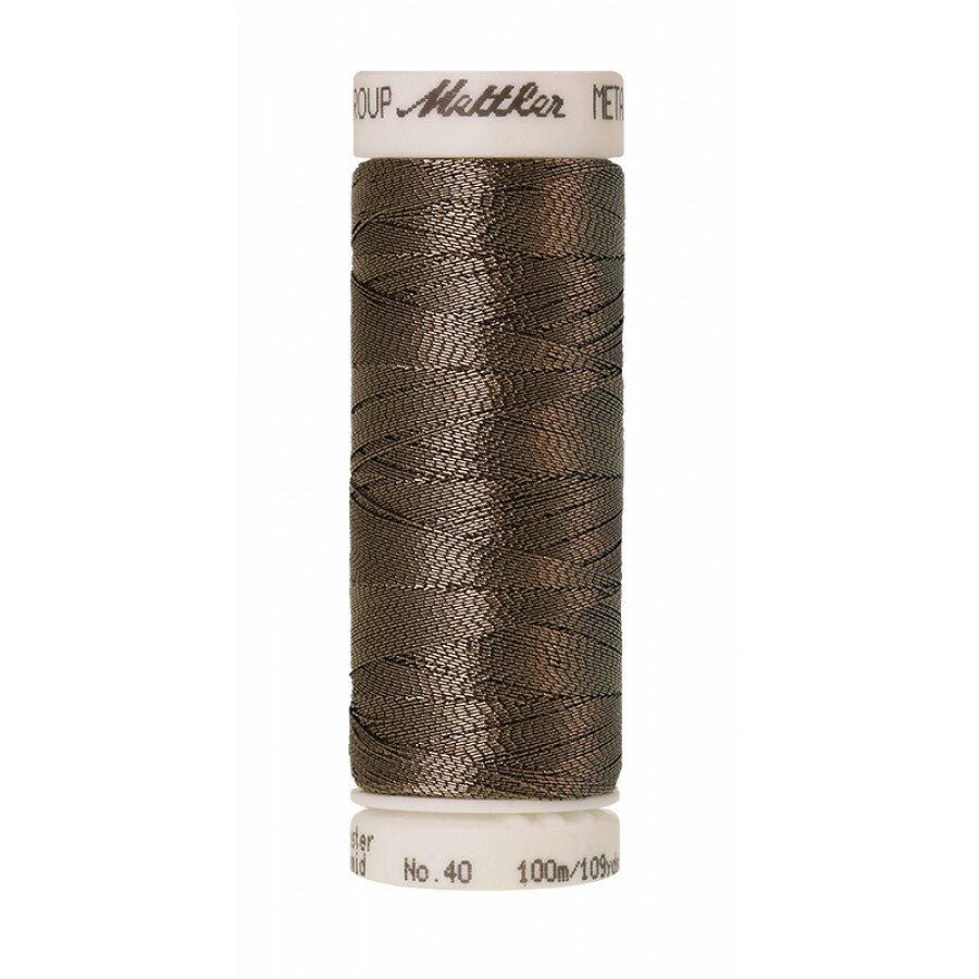 Нить вышивальная металлик, METALLIC, 100 м 1874 Dark Quartz
