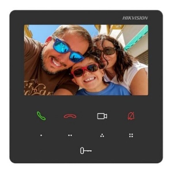 Видеодомофон HIKVISION DS-KH6110-WE1, 4.3", 480x272, TFT, черный
