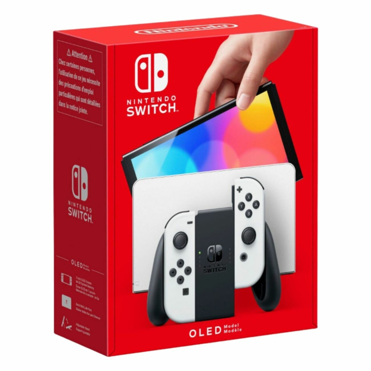 Игровая приставка Nintendo Switch OLED white, белая, игровая консоль 64 гб