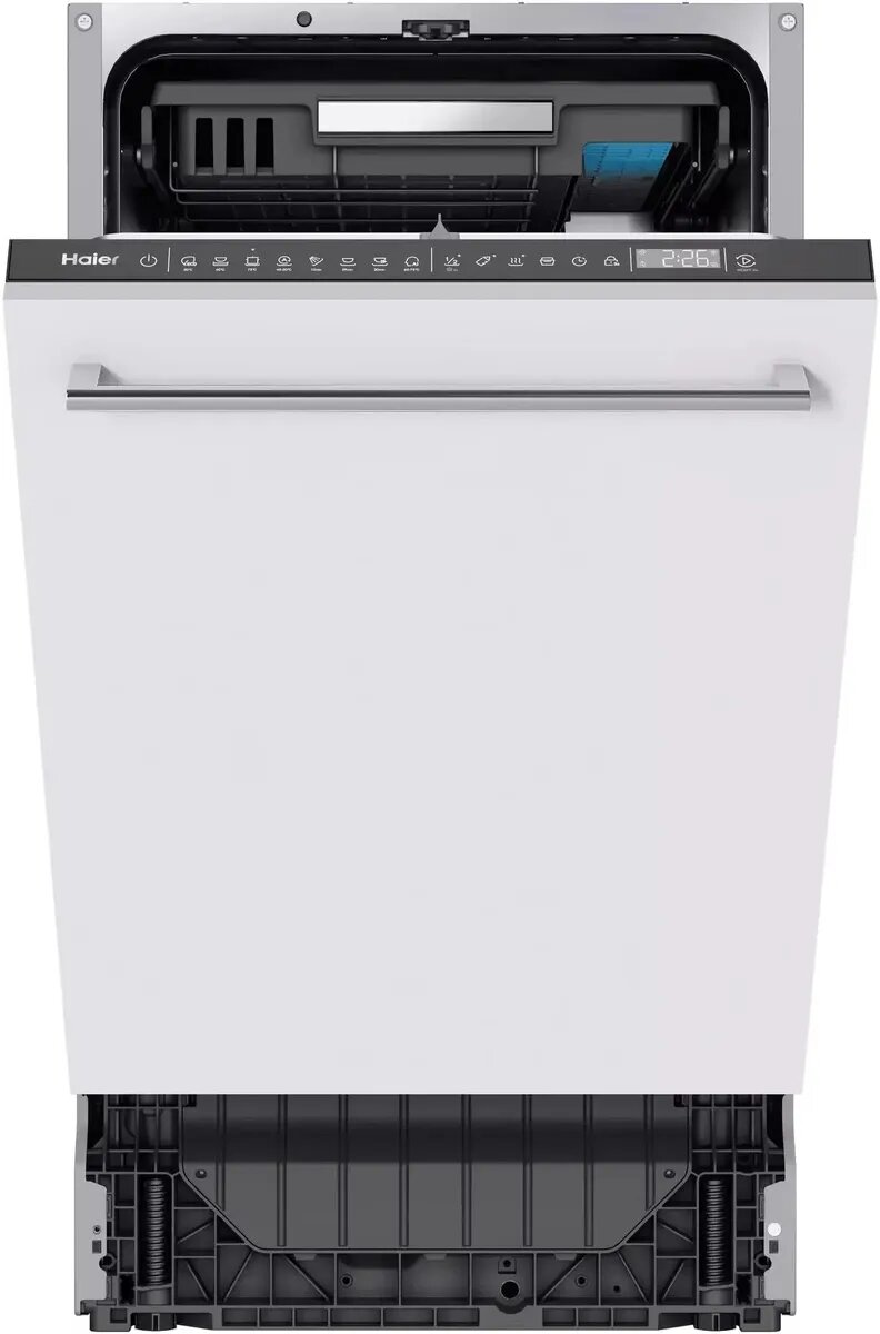 HDWE11-396RU / Встраиваемая посудомоечная машина HAIER HDWE11-396RU, узкая, ширина 44.8см, полновст