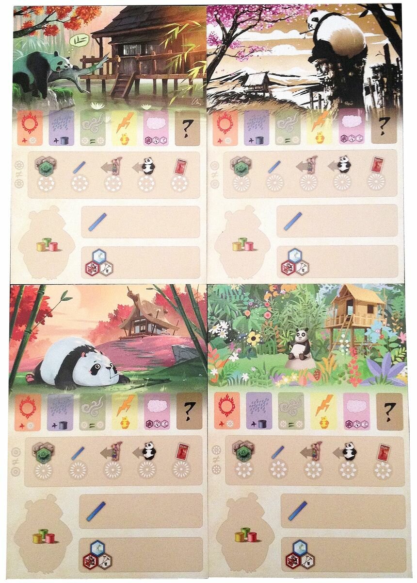 Такеноко - планшеты игрока с альтернативным артом