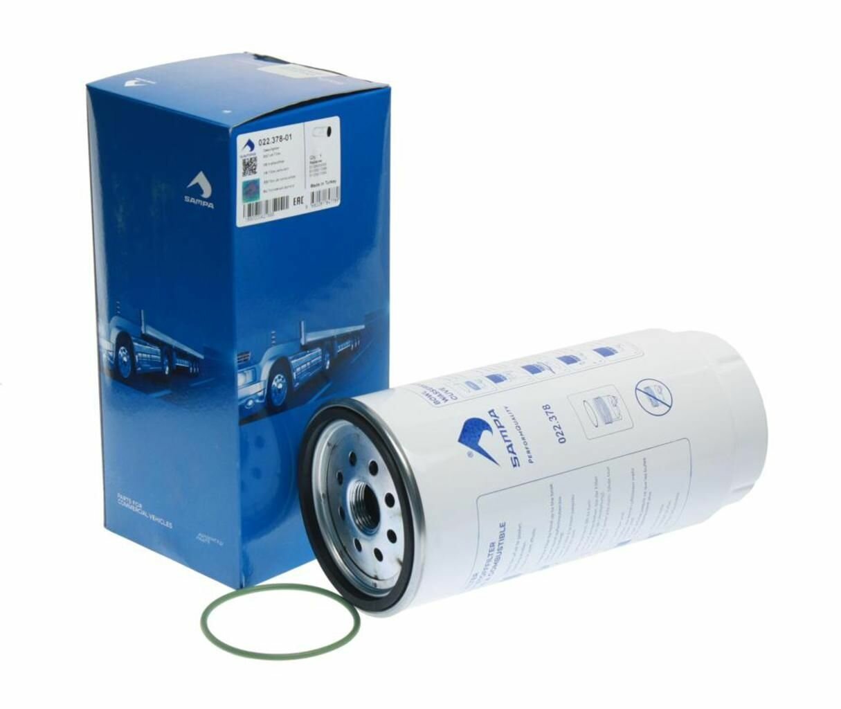 Фильтр топливный сепаратор под колбу для Камаз 5490, DAF CF75, 85, XF95, 105 арт 02237801 SAMPA