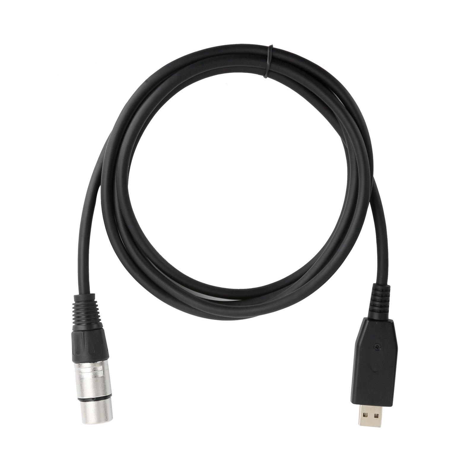 USB к XLR переходник для микрофона, 3 м, с усилением звука, для записи цифровой музыки
