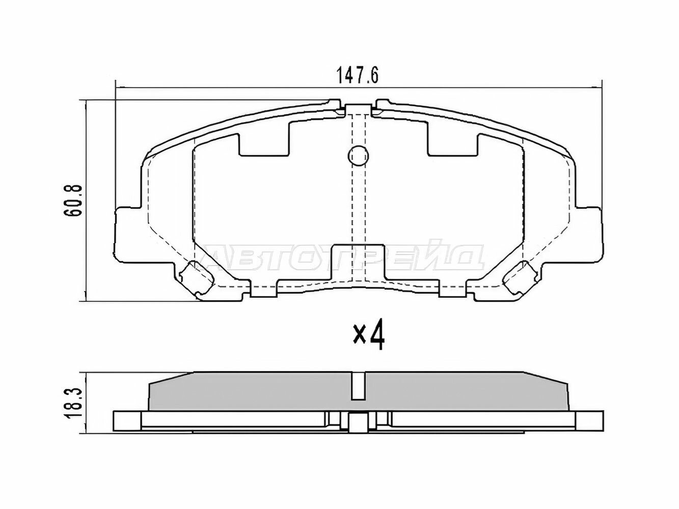 Тормозные колодки передние для Лексус Lm350 Lm300h, Тойота Альфар Веллфайер HV, Превиа арт ST0446528520 SAT