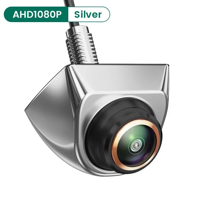 Автомобильная камера заднего вида AHD CVBS 1080P Full HD камера заднего вида 170 ° широкоугольная камера ночного видения «рыбий глаз» автомобильная камера заднего вида, Silver-CVBS-AHD1080P