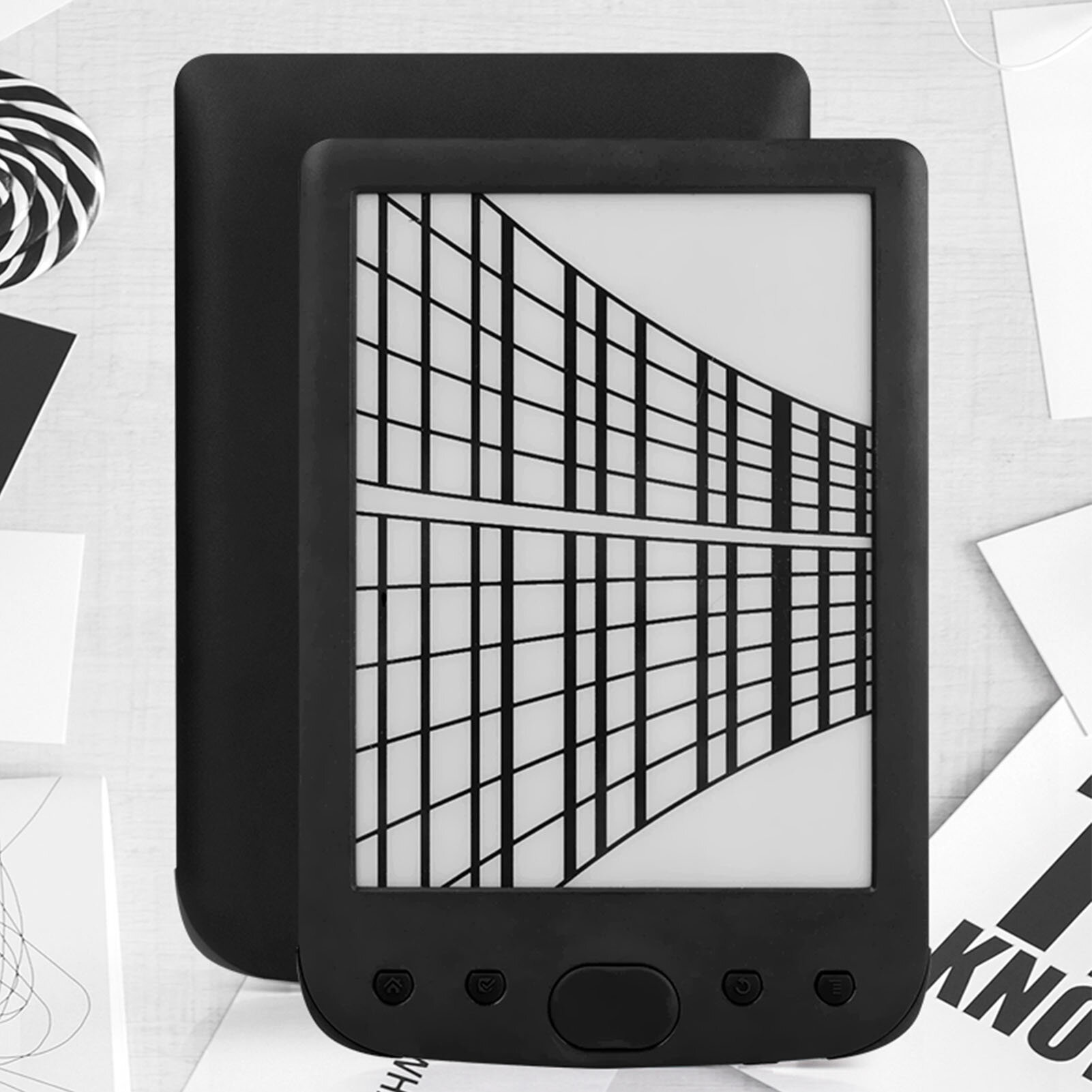 6-дюймовая электрическая читалка книг с сенсорным экраном, чернильным экраном, памятью 8 ГБ, аккумулятором 2500 мАч, удобной ручкой, легкой электрической книгой