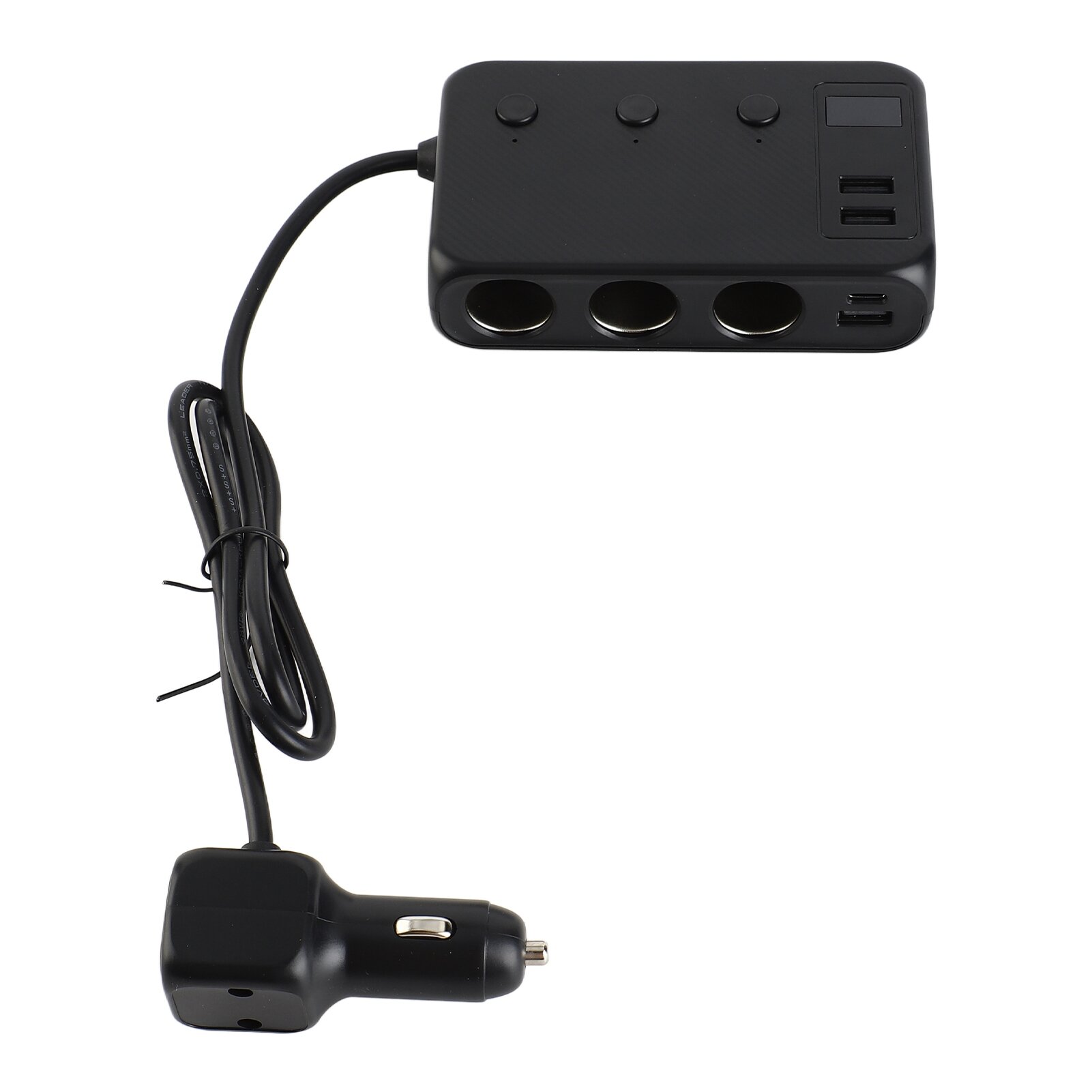 Автомобильный адаптер для прикуривателя, 171 Вт, 3-розеточный разветвитель питания, автомобильное зарядное устройство