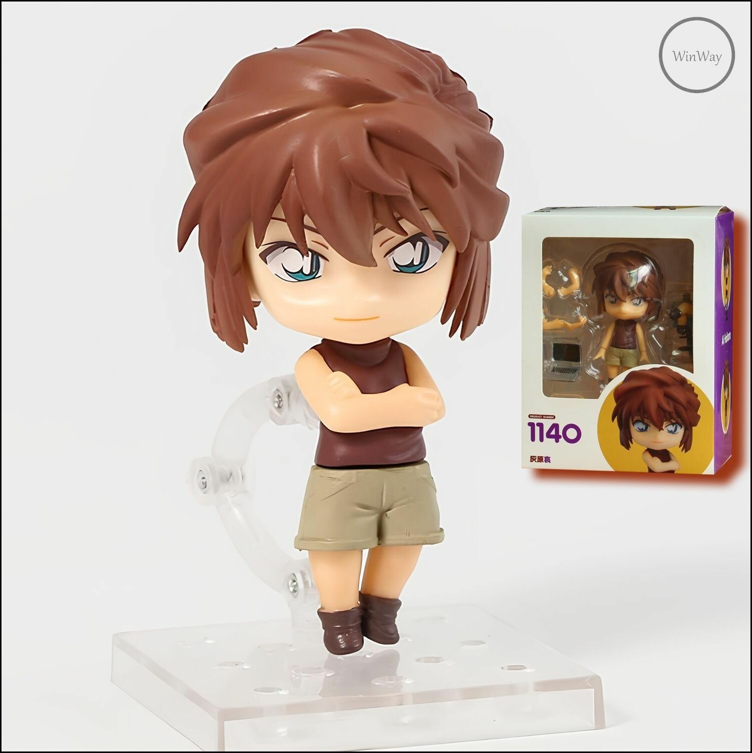 Фигурка Детектив Конан Аи Хайбара Шихо Мияно / Detective Conan Miyano Shiho (10см) 1140