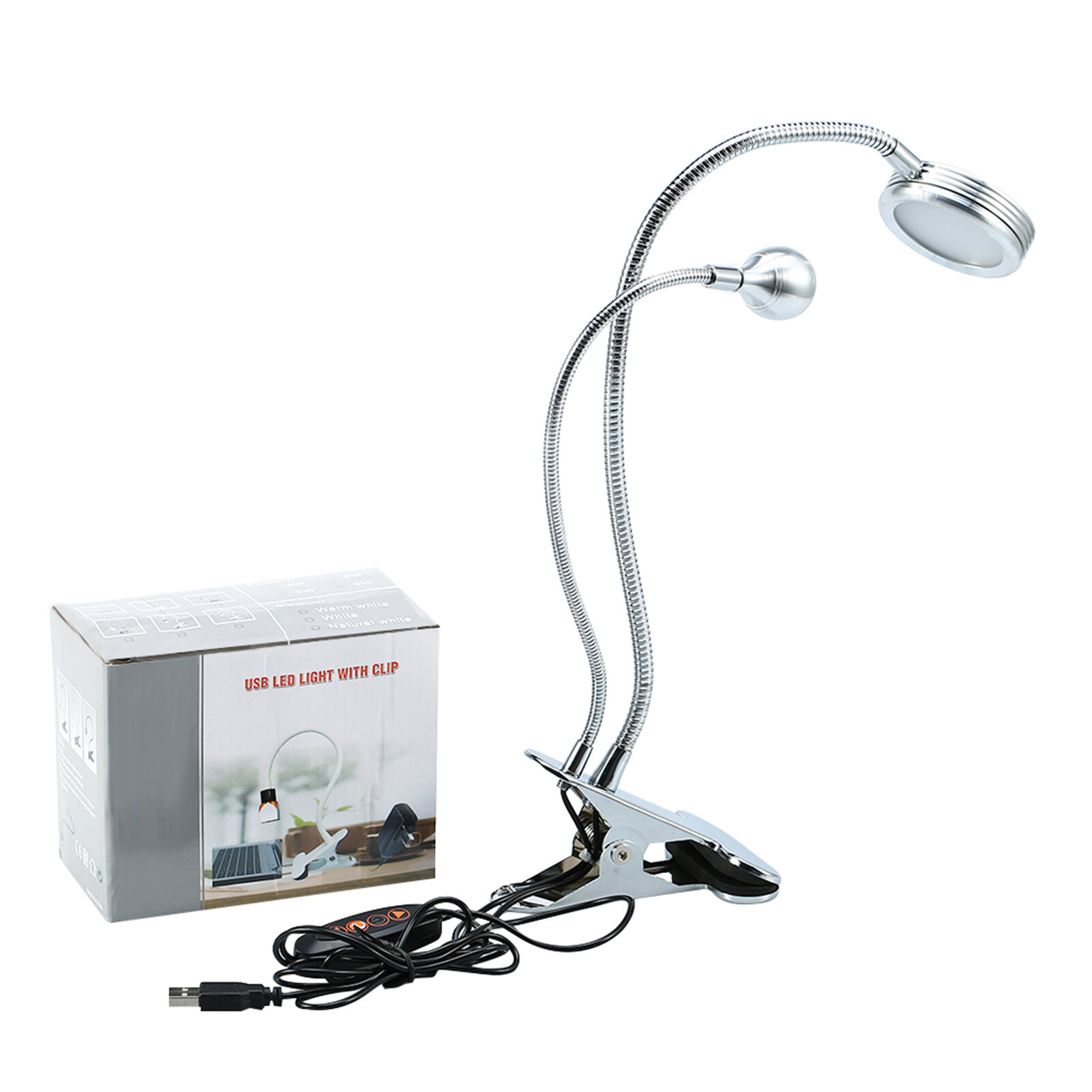Портативная светодиодная лампа 2-в-1 для перманентного макияжа, татуировок и маникюра с регулируемой мощностью.